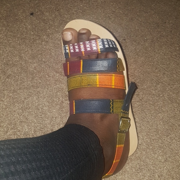 Shoes | African Print Sandal | Poshmark